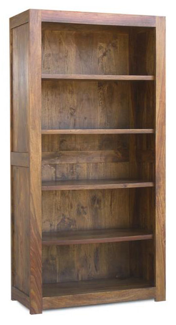 Union Rustic Granada 200Cm H x 100Cm W Solid Wood Standard Bookcase | Wayfair.co.uk